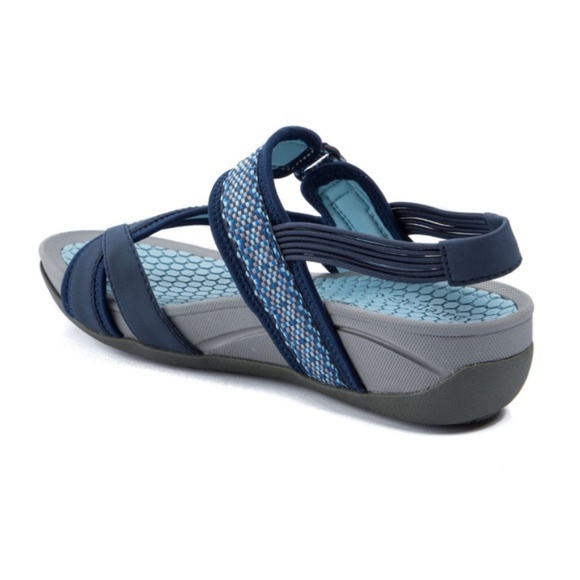 BareTraps | Shoes | New Baretraps Danique Navy Multi Sandals | Poshmark
